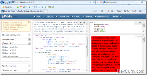 Jsfiddle Tutorial How To Use Javascript In Jsfiddle Youtube